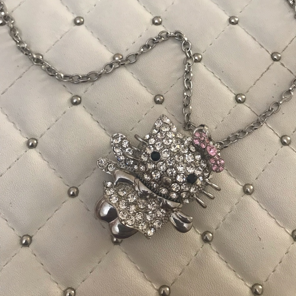 Hello Kitty Crystal Angel Winged Necklace - Gem